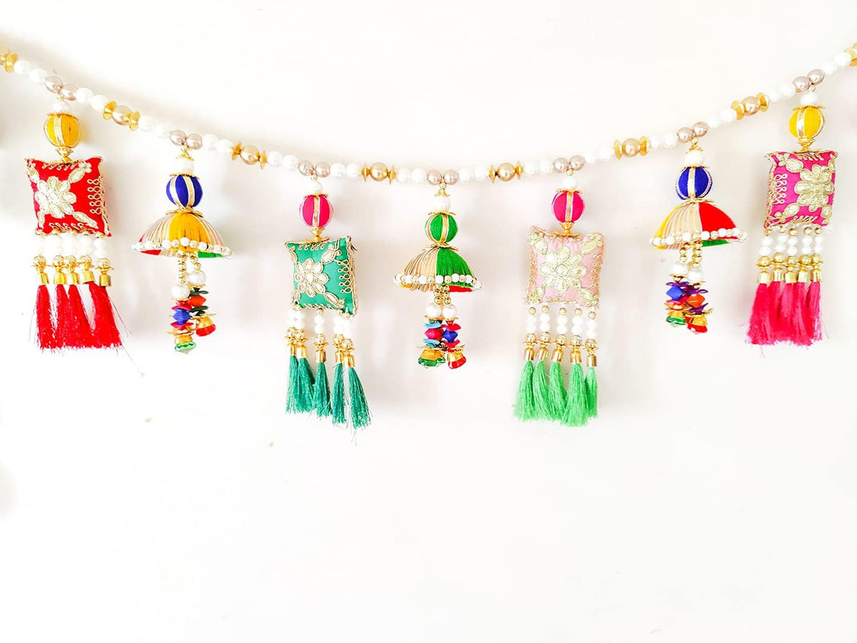 Pearl Studded Toran for Home Decoration|Bandarwal Toran for Main Door ...