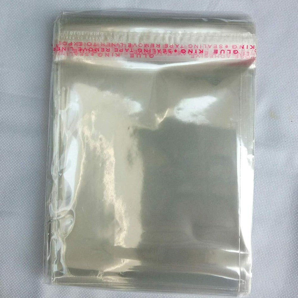 4X4 Inches: Transparent Plastic Packing Bags Adhesive Plastic Poly Bag ...