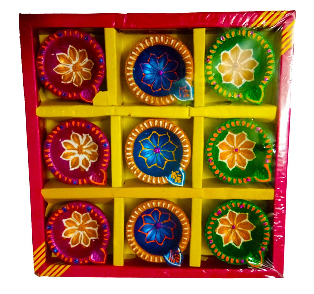 DMS RETAIL Clay Diyas for Diwali/Terracotta Diwali Diya/Diya Set for H ...
