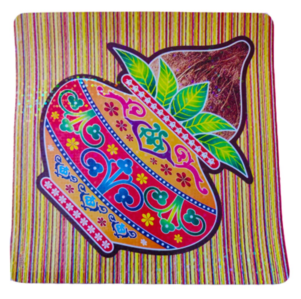 DMS RETAIL Diwali Rangoli Stickers Kalash Stickers for Floor Decoratio ...