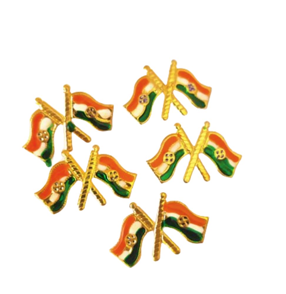 DMS RETAIL India Flag Badges | National Flag Badges | India Republic D ...