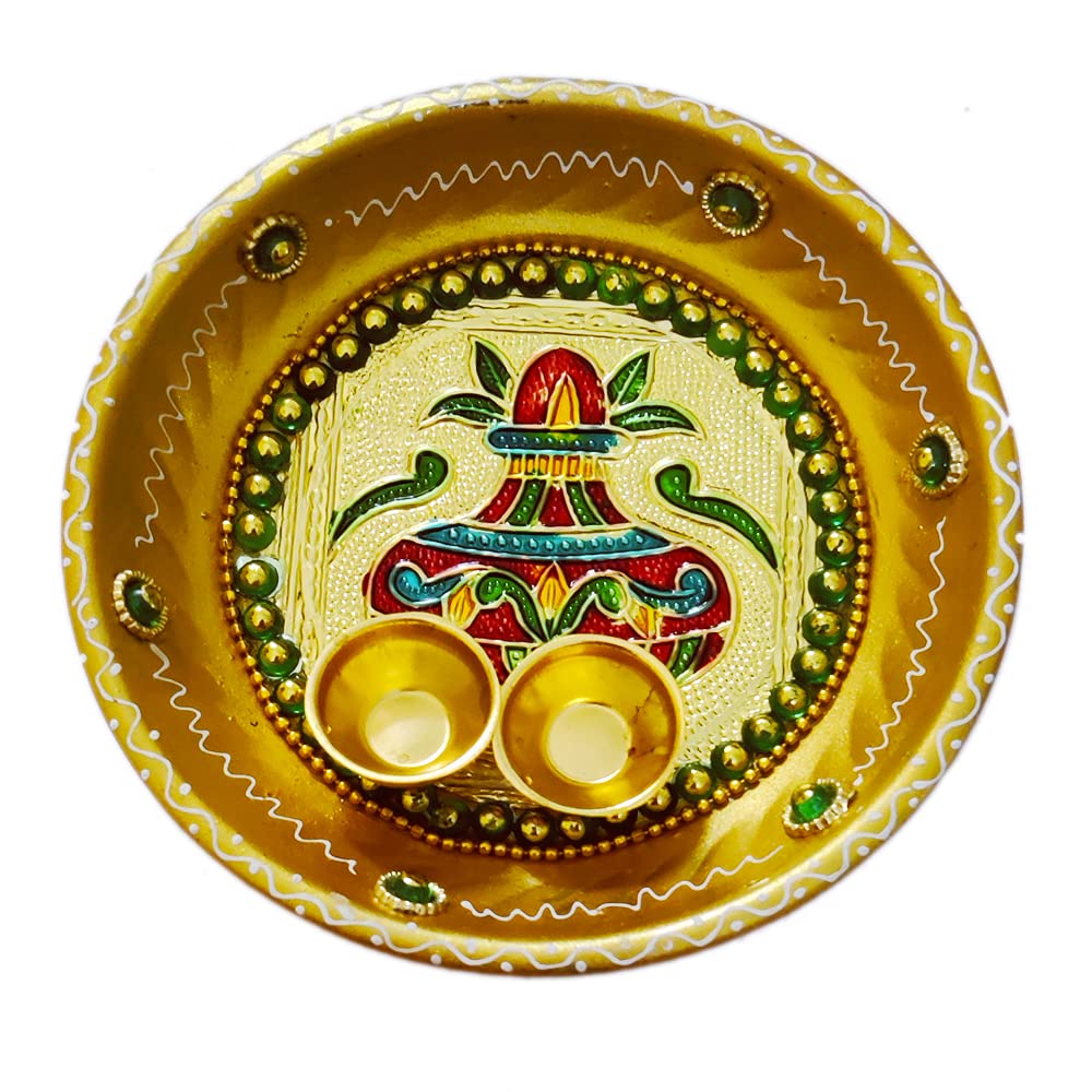 Wedding Pooja Thali Decoration